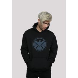 F4NT4STIC Herren Kapuzenpullover "Marvel Avengers Agent Of SHIELD", schwarz, Gr. S, Obermaterial: 65% Baumwolle, 35% Polyester, Pullover, Print