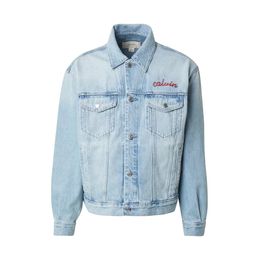 Calvin Klein Jeans Jacke '90S' Herren Größe M blue denim / rot