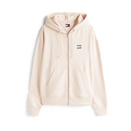 Tommy Jeans Zip-Up Hoodie male Beige size L