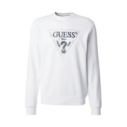 Guess Sweatshirt Herren Gr&ouml;&szlig;e L marine / schlammfarben / wei&szlig;