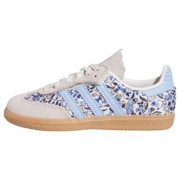 adidas originals Sneaker 'Samba OG x Liberty London' Jungen Gr&ouml;&szlig;e 28 blau / hellblau / taupe / wei&szlig;