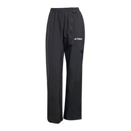 adidas terrex Outdoorhose 'Multi Climaproof Two-Layer Rain' Damen Größe 4XS schwarz / weiß