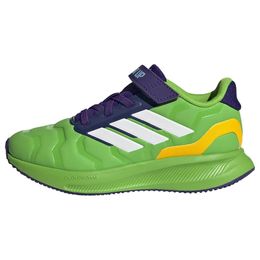 adidas Sportswear Sneaker 'Iron Hulk Runfalcon 5' Jungen Größe 33.5 marine / gelb / limette / weiß