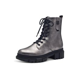 s.Oliver Schn&uuml;rstiefelette Damen Gr&ouml;&szlig;e 41 silbergrau Winterschuhe