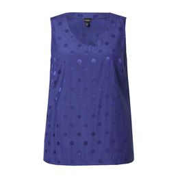 Ulla Popken Bluse Damen Gr&ouml;&szlig;e L/XL blau / dunkelblau