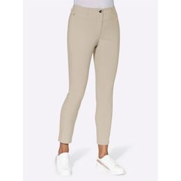 Heine Damen Bengalinhose, Braun, Gr. 50, R&ouml;hrenhosen, Material: Viskose