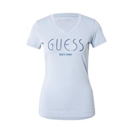 Guess T-Shirt Damen Größe XXL taubenblau / schwarz / transparent