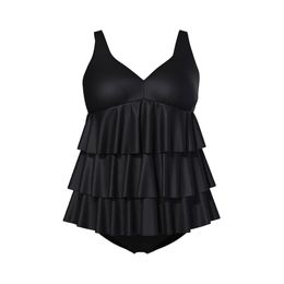 Ulla Popken Swimsuit Dress female Black size 52