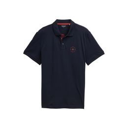 Tom Tailor Poloshirt Herren Gr&ouml;&szlig;e XXL dunkelblau / rot