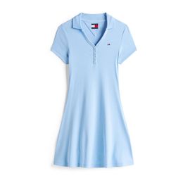Tommy Jeans Kleid Damen Größe 40 hellblau Winterkleid
