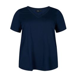 ZIZZI T-shirt 'Mkatja' Damen Gr&ouml;&szlig;e 9XL/10XL navy