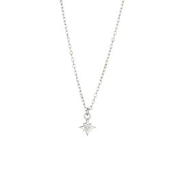 Elli Necklace 'Stern' female Silver size 42