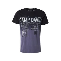 CAMP DAVID Shirt male Black size S