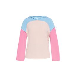 Sanika Sweatshirt Damen Gr&ouml;&szlig;e XL hellbeige / hellblau / pink / wei&szlig;