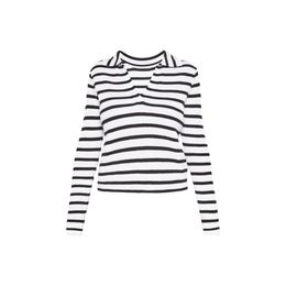 Sanika Pullover 'Fashion Look' Damen Gr&ouml;&szlig;e L schwarz / wei&szlig;