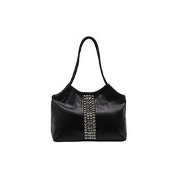NAEMI Schultertasche Damen Gr&ouml;&szlig;e One Size schwarz / silber