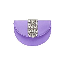 NAEMI Clutch Damen Gr&ouml;&szlig;e One Size lila / silber / transparent