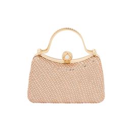 NAEMI Clutch Damen Gr&ouml;&szlig;e One Size beige / gold