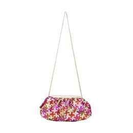 NAEMI Clutch Damen Gr&ouml;&szlig;e One Size gold / dunkelorange / pink