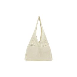 Ebeeza Schultertasche Damen Gr&ouml;&szlig;e One Size hellbeige