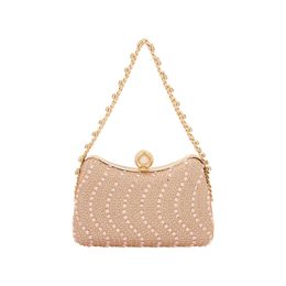 NAEMI Clutch Damen Gr&ouml;&szlig;e One Size champagner