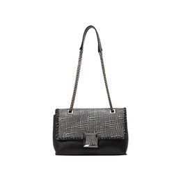 NAEMI Schultertasche Damen Gr&ouml;&szlig;e One Size schwarz / wei&szlig;
