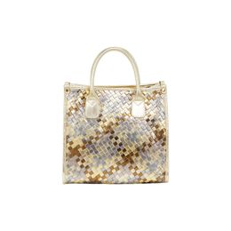 NAEMI Handtasche Damen Gr&ouml;&szlig;e One Size gold / silber / perlwei&szlig;