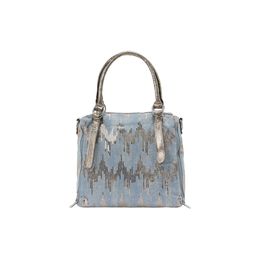 NAEMI Handtasche Damen Gr&ouml;&szlig;e One Size pastellblau / silber