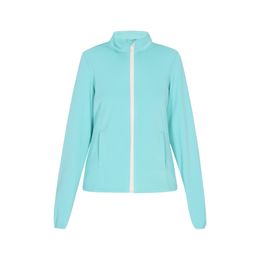 Cosimon Sweatjacke Damen Gr&ouml;&szlig;e M aqua / aubergine / wei&szlig;