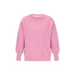 Swirly Sweatshirt Damen Gr&ouml;&szlig;e XL pink