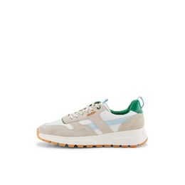 JOOP! Sneaker 'Retron New Hannis' Herren Gr&ouml;&szlig;e 43 beige / hellblau / gr&uuml;n / offwhite