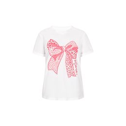 NALLY T-Shirt 'Fashion Look' Damen Gr&ouml;&szlig;e L melone / wei&szlig;