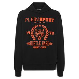 Plein Sport Sweatshirt Herren Gr&ouml;&szlig;e M orangerot / schwarz