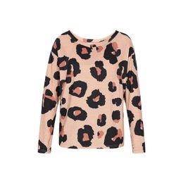 NALLY Shirt 'Fashion Look' Damen Gr&ouml;&szlig;e S nude / pitaya / schwarz