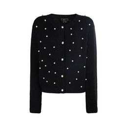 faina Knit Cardigan female size XL/XXL Black / Pearl white