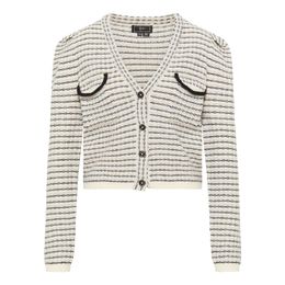 faina Strickjacke Damen Gr&ouml;&szlig;e XS/S schwarz / offwhite