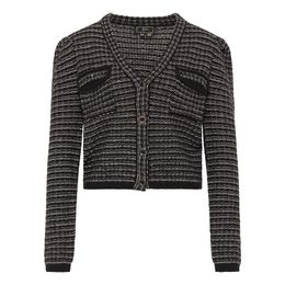 faina Strickjacke Damen Gr&ouml;&szlig;e XS/S schwarz / wei&szlig;