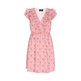 faina Kleid 'Fashion Look' Damen Gr&ouml;&szlig;e 36 dunkelbeige / rosa / altrosa