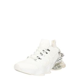 Plein Sport Sneaker 'Tiger Attack//Gen.X.04' Herren Gr&ouml;&szlig;e 47 silber / wei&szlig; Sommerschuhe
