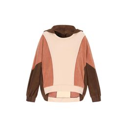 Swirly Sweatshirt Damen Gr&ouml;&szlig;e L beige / braun / dunkelbraun