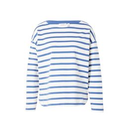 B.Young Shirt 'BYRamsi' Damen Gr&ouml;&szlig;e M blau / offwhite