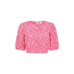 Swirly Bluse 'Spring Summer' Damen Gr&ouml;&szlig;e S pink / wei&szlig;