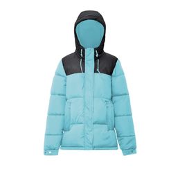 Libbi Jacke Damen Gr&ouml;&szlig;e XL hellblau / schwarz Winterjacke