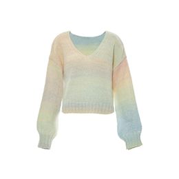 Sookie Pullover Damen Gr&ouml;&szlig;e M/L hellblau / gelb / hellgr&uuml;n / apricot