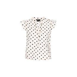 faina Bluse 'Fashion Look' Damen Gr&ouml;&szlig;e XS creme / schwarz