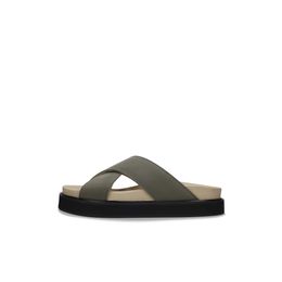 NAE Vegan Shoes Sandalen 'DAVU' Damen Gr&ouml;&szlig;e 46 gr&uuml;n
