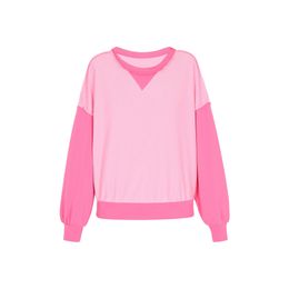 Swirly Sweatshirt Damen Gr&ouml;&szlig;e XL rosa / hellpink