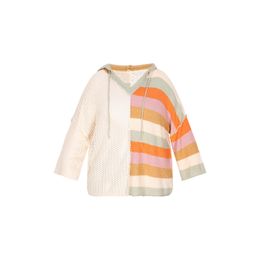 Ebeeza Pullover Damen Gr&ouml;&szlig;e XXL beige / mint / hellorange / pink