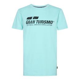 PETROL INDUSTRIES T-Shirt Jungen Gr&ouml;&szlig;e 128 aqua / schwarz