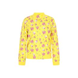 swirly Between-Season Jacket female size XS Dark yellow / Mixed colors